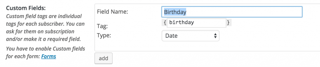 Setup your Birthday campaign with autoresponders – Mailster Knowledge Base