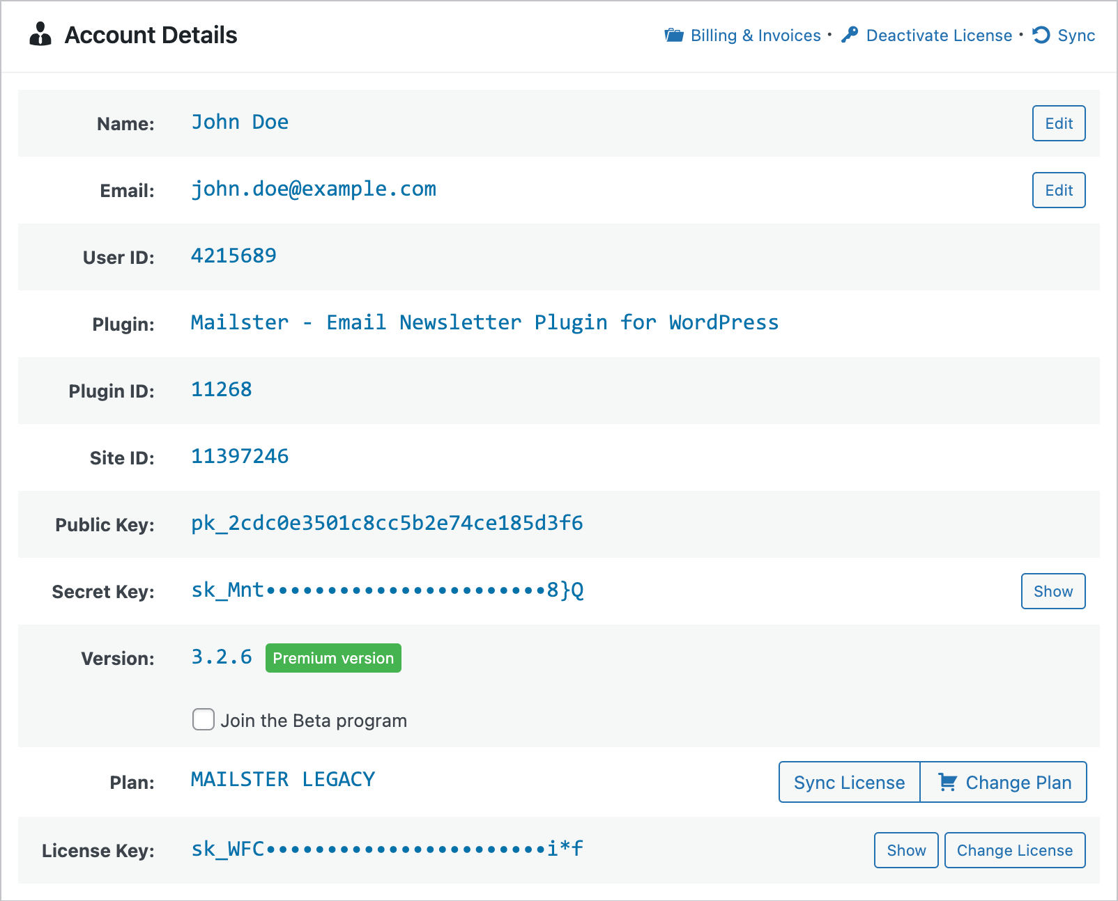 Migrating your license to Freemius – Mailster Knowledge Base
