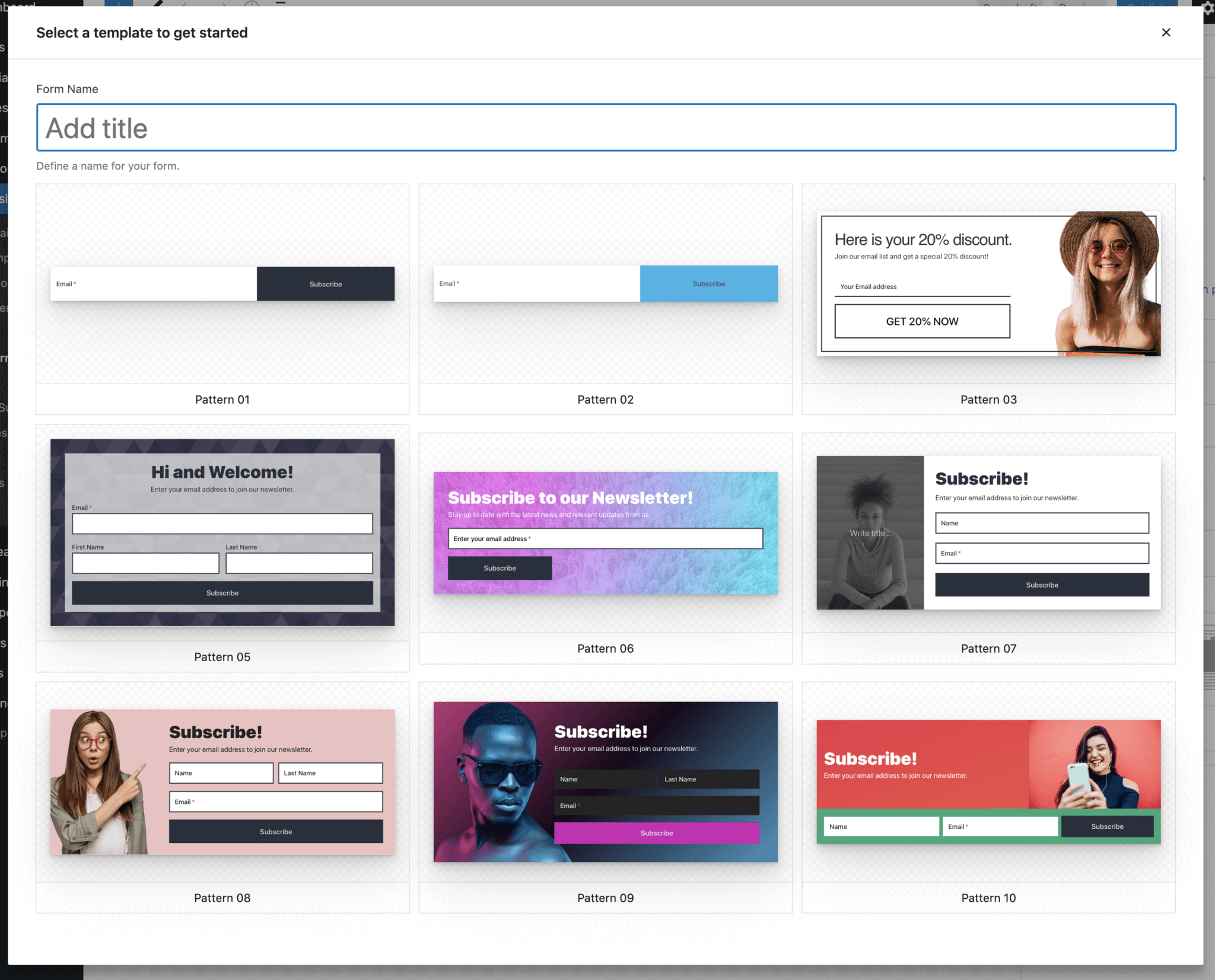 Block Forms – Mailster Knowledge Base