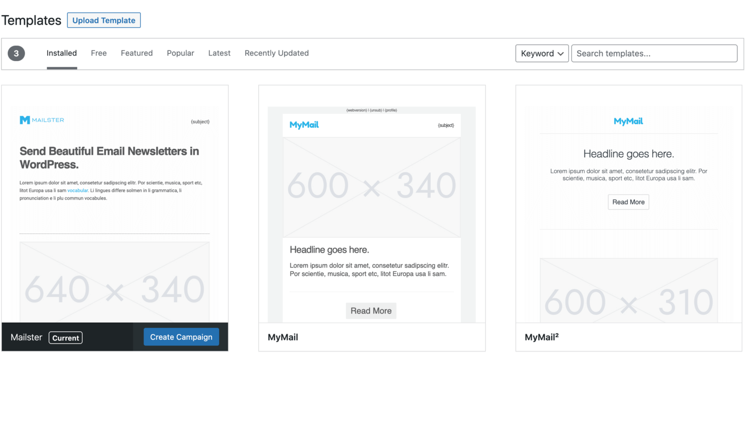 Templates – Mailster Knowledge Base