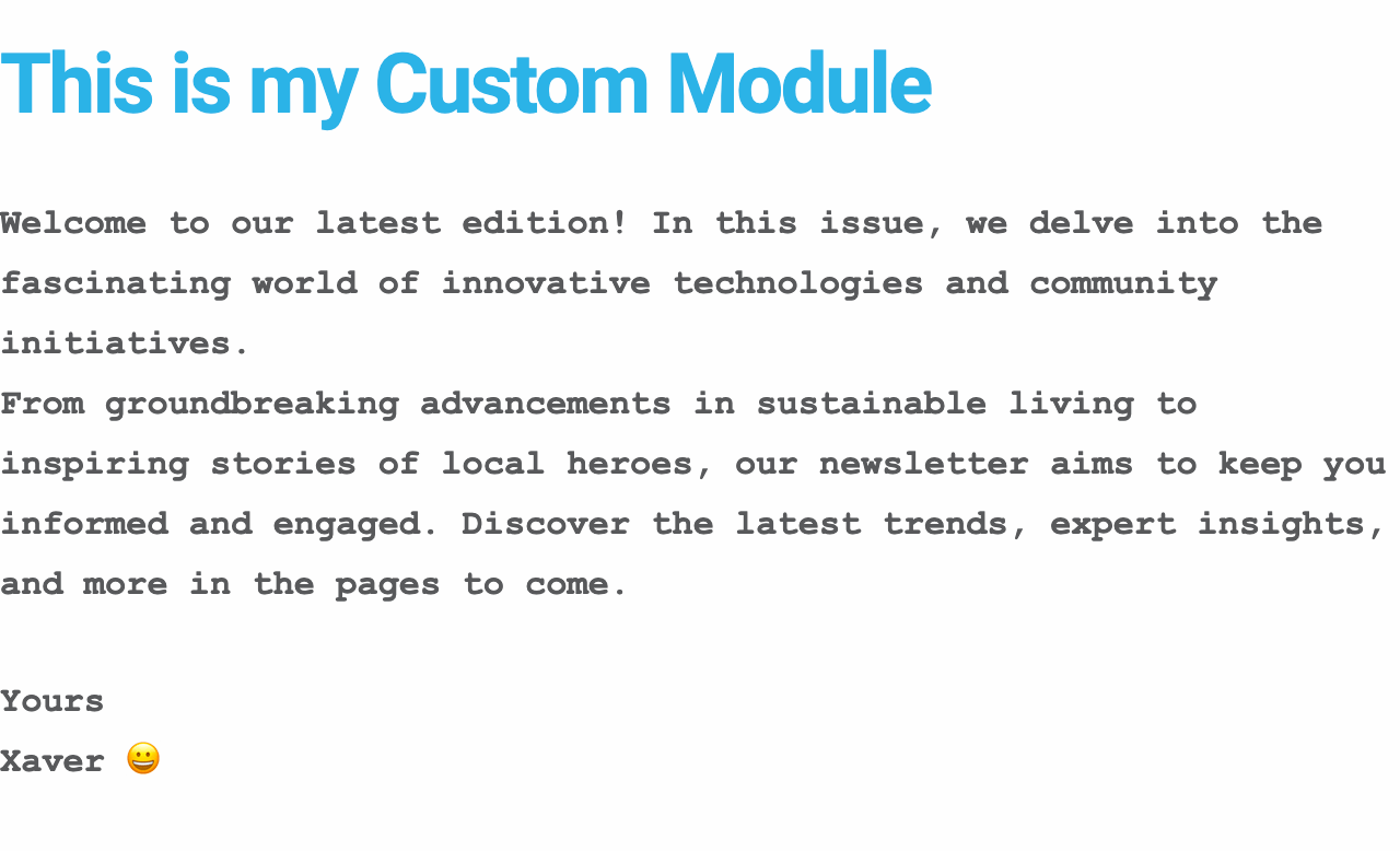 Using Custom Modules – Mailster Knowledge Base