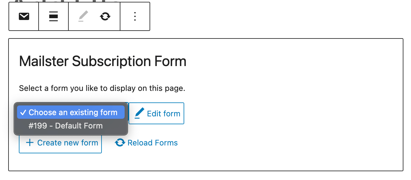 Block Forms – Mailster Knowledge Base